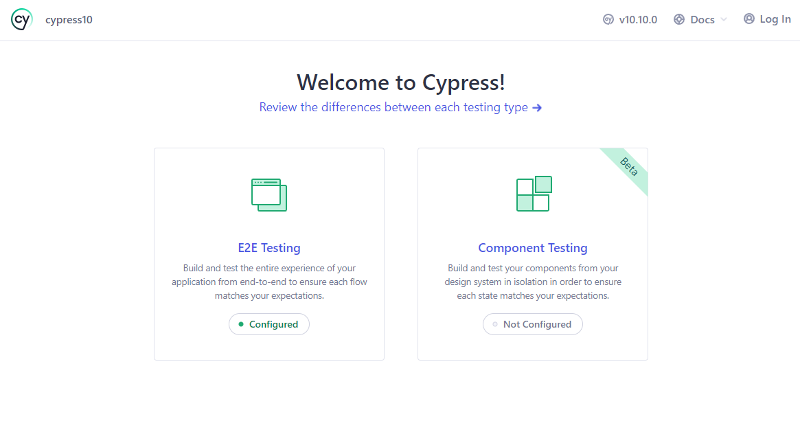 Set Up Cypress Project Set Up Cypress Project